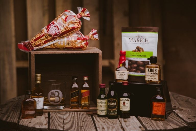 BroBasket Whiskey Sampler Boxes and Gift Baskets - NC Whiskey