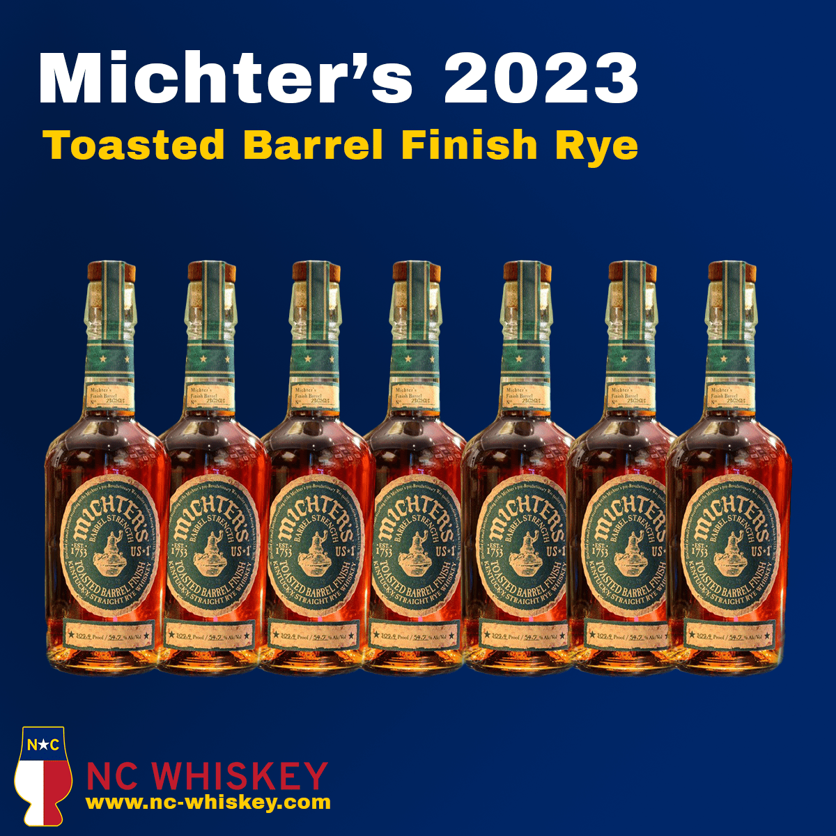 Michter's Toasted Barrel Finish Rye 2023 - NC Whiskey